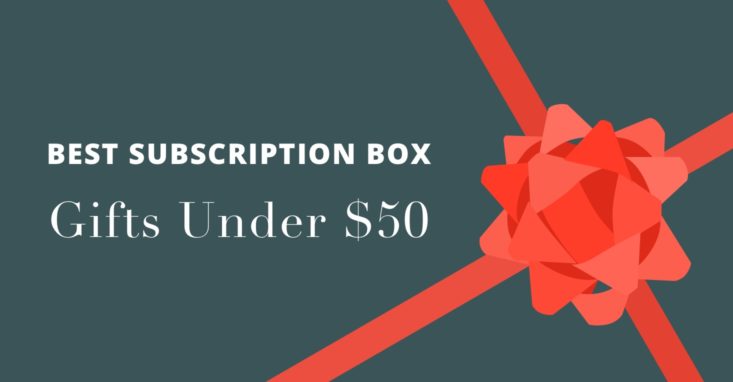 10 Best Subscription Box Gifts Under $50 | MSA